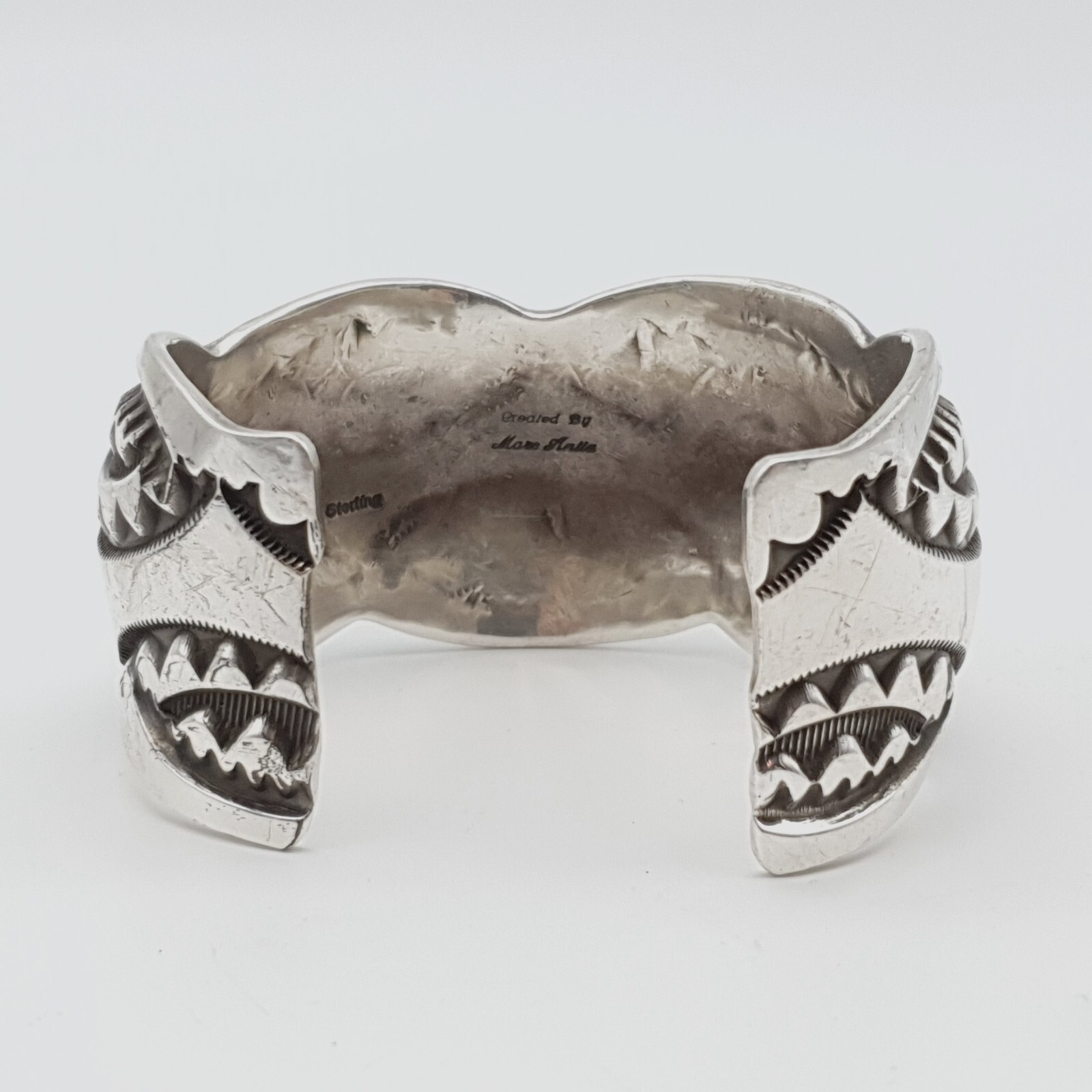 Navajo Marc Anita Apache Silver Bracelet - Gem