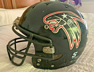 VINTAGE FALCONS FULL SIZE HELMET SCHUTT DNA RECRUIT HIT MAN atlanta ...