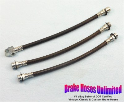 BRAKE HOSE SET Chevrolet Chevelle 1969 1970 1971, Drum | eBay