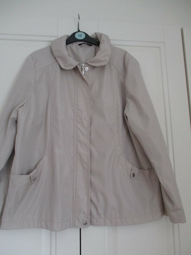 Bm ladies beige light weight jacket, size M, hardly worn | eBay