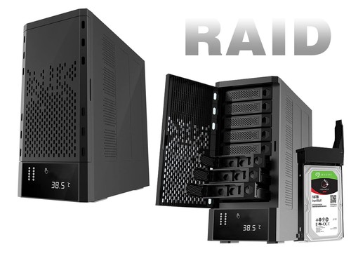 Bay USB 3 eSATA 8 SATA Disk Enclosure 400W Power Supply 128TB Capacity ...