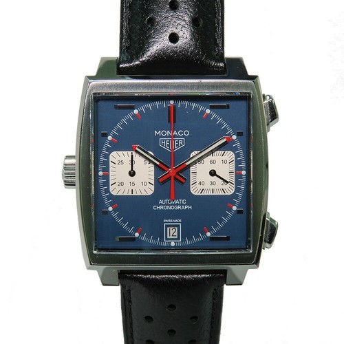 TAG HEUER Monaco Chronograph Calibre 11 Automatic CAW211P.FC6356 ...