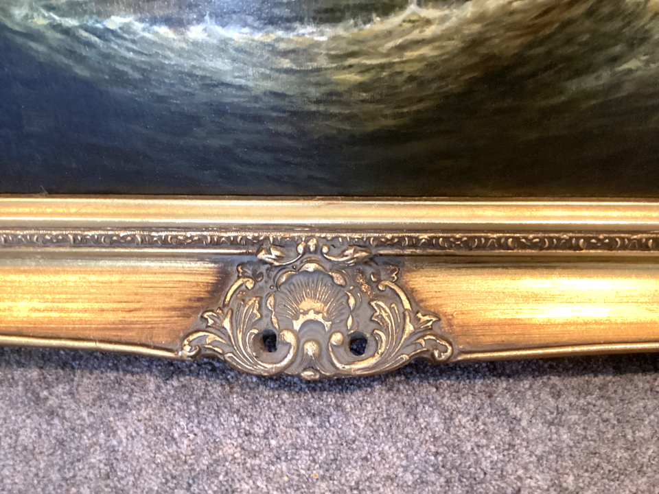 Vintage 1980’s T. Slowsky Acrylic On Canvas Framed Painting | eBay UK