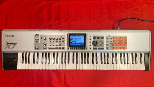 roland fantom-x7 Roland synthesizer Digital Keyboard w/power cable | eBay