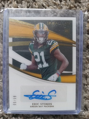 2021 Panini Immaculate Collection - Rookie Autographs #153 Eric Stokes ...