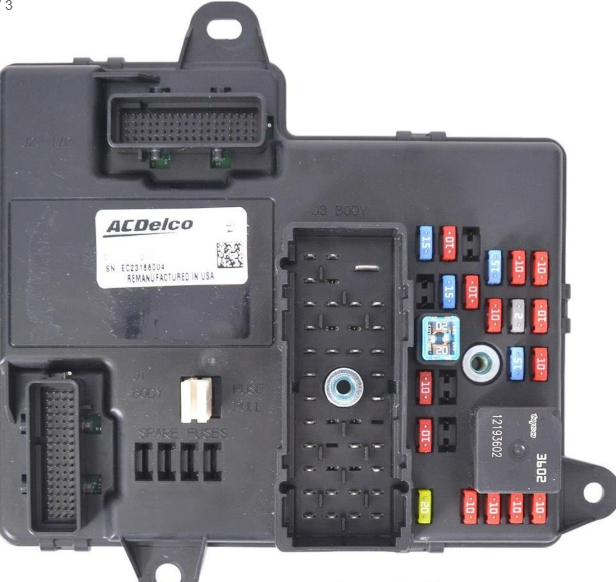 2005 Corvette BCM Body Control Module ACDelco REMANUFACTURED replaces ...