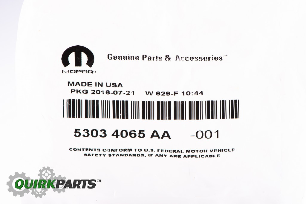 OEM NEW MOPAR 3.7L V6 PCV VALVE DODGE RAM DURANGO NITRO JEEP LIBERTY ...