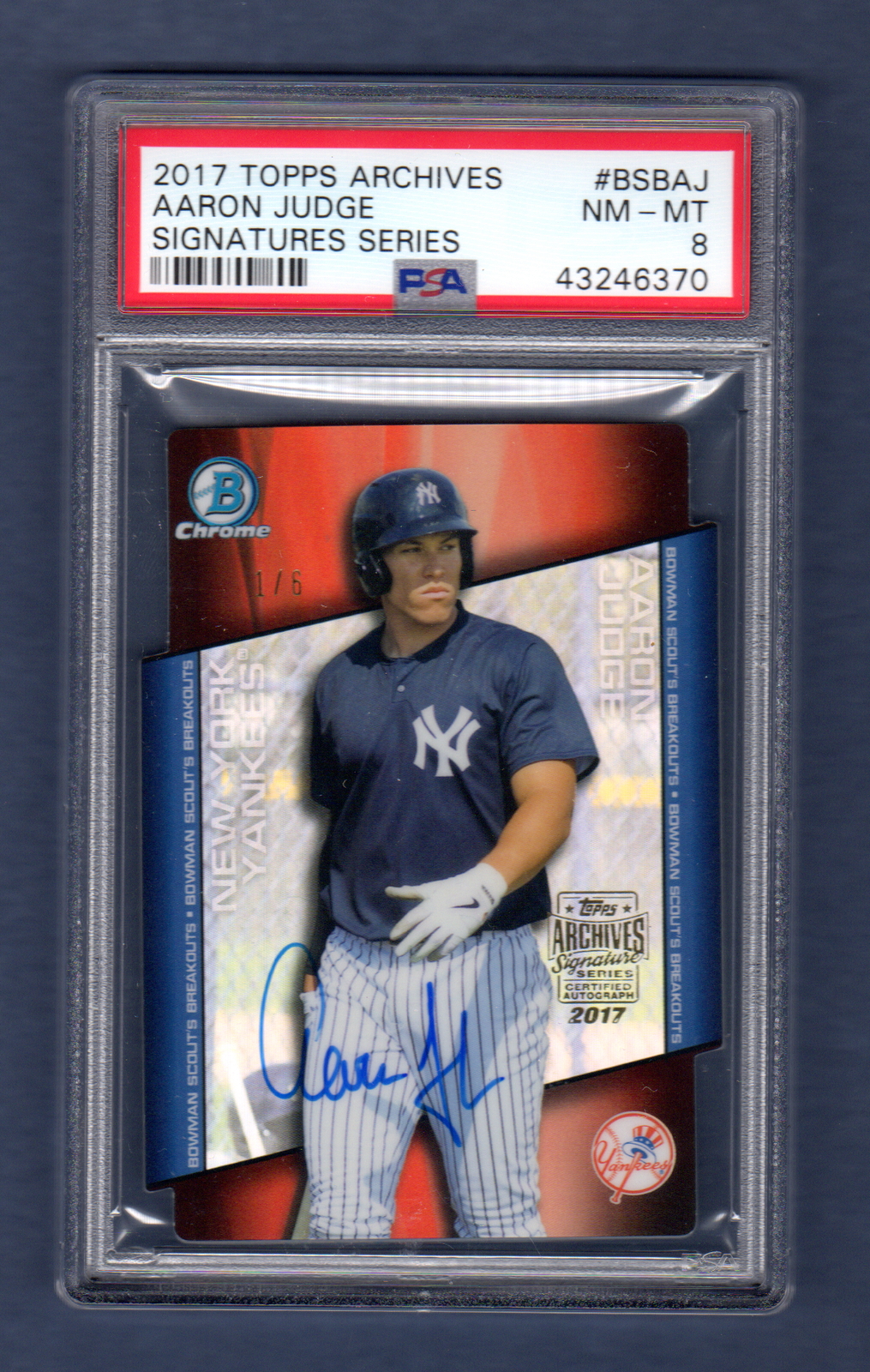 Aaron Judge Autographed Memorabilia | Signed Photo, Jersey ...