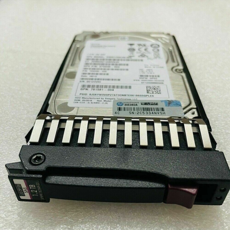 NEW 881457-B21 881507-001 HPE 2.4TB 12G SAS 10K 2.5" SFF 512e DS HDD ...