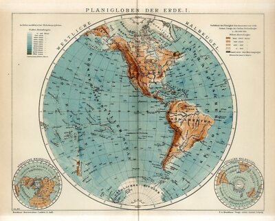 Pre-1900 - World Map - 4