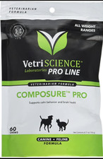 VetriSCIENCE Hepaticlear Pro Vet Formula Pro-line 60 Soft Chews for ...