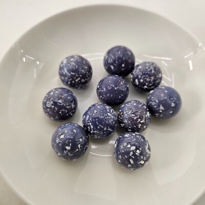 5 Galaxy Or Confetti Marble/Marbles All MINT Condition Collectible ...