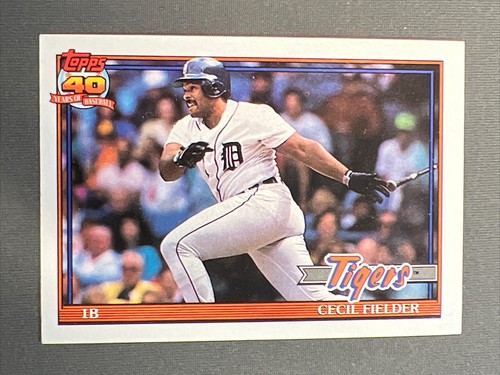 1991 Topps #720 Cecil Fielder Detroit TIgers Baseball Card | eBay