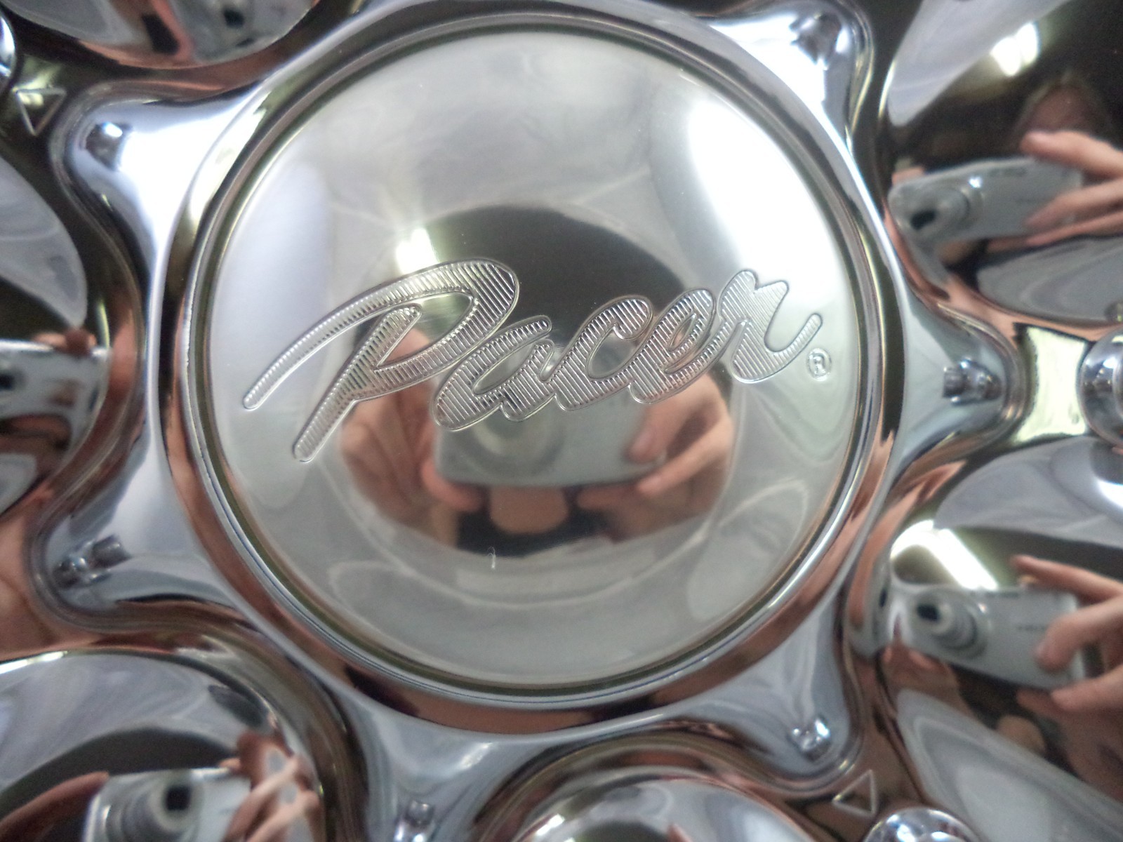 Pacer Wheels Chrome Custom Wheel Center Caps # 1260-0 / 1269-4 (SET OF ...