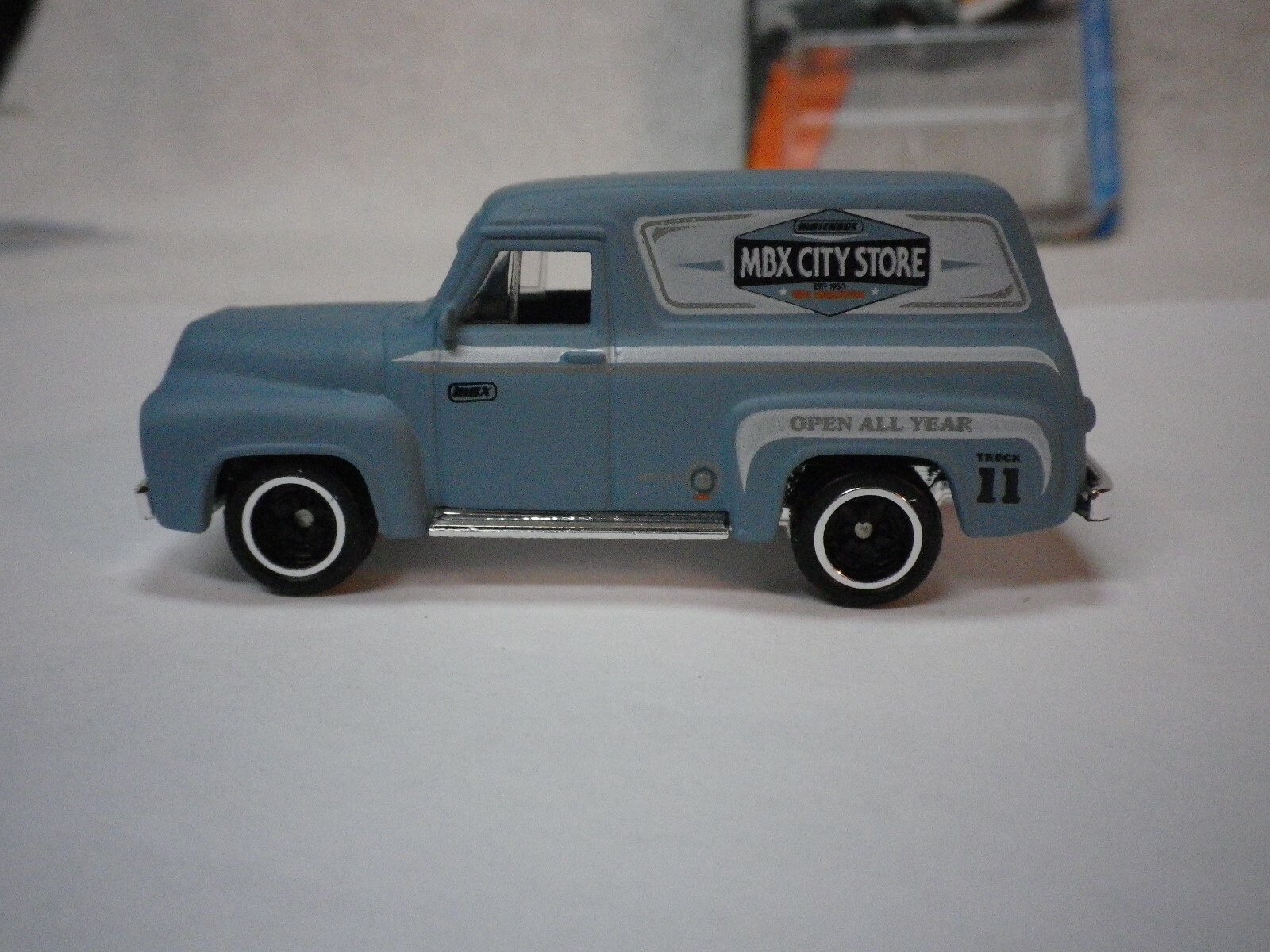 2017 Matchbox Blue 55 Ford F100 Delivery Truck Hot Wheels Custom Real ...