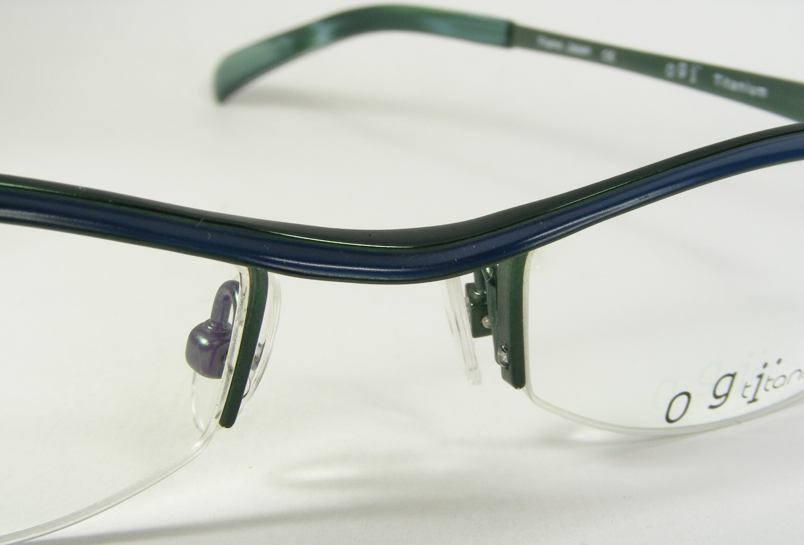 Ogi Titanium MOD 5409 1114 BLUE /GREEN EYEGLASSES GLASSES 51-19-140mm ...