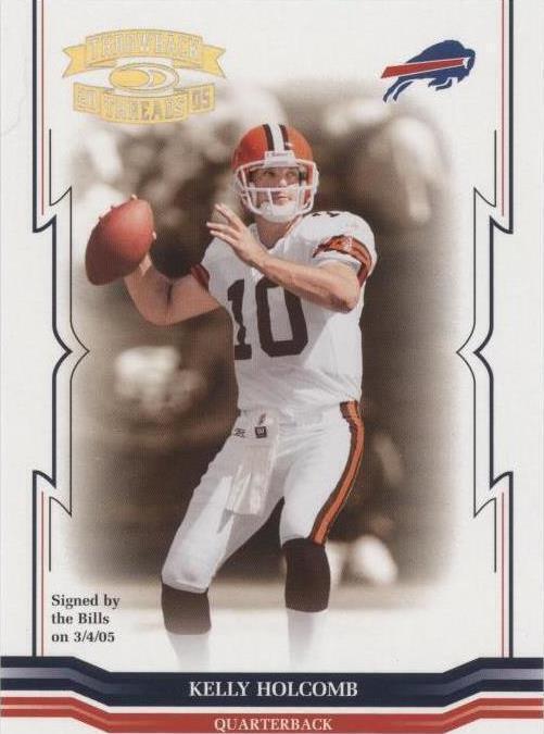 2005 Donruss Throwback Threads - Kelly Holcomb #34 Gold Holofoil /99 ...