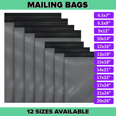 Grey Mailing Bags Parcel bags Shipping bags Postal Bags Postage Bags | eBay
