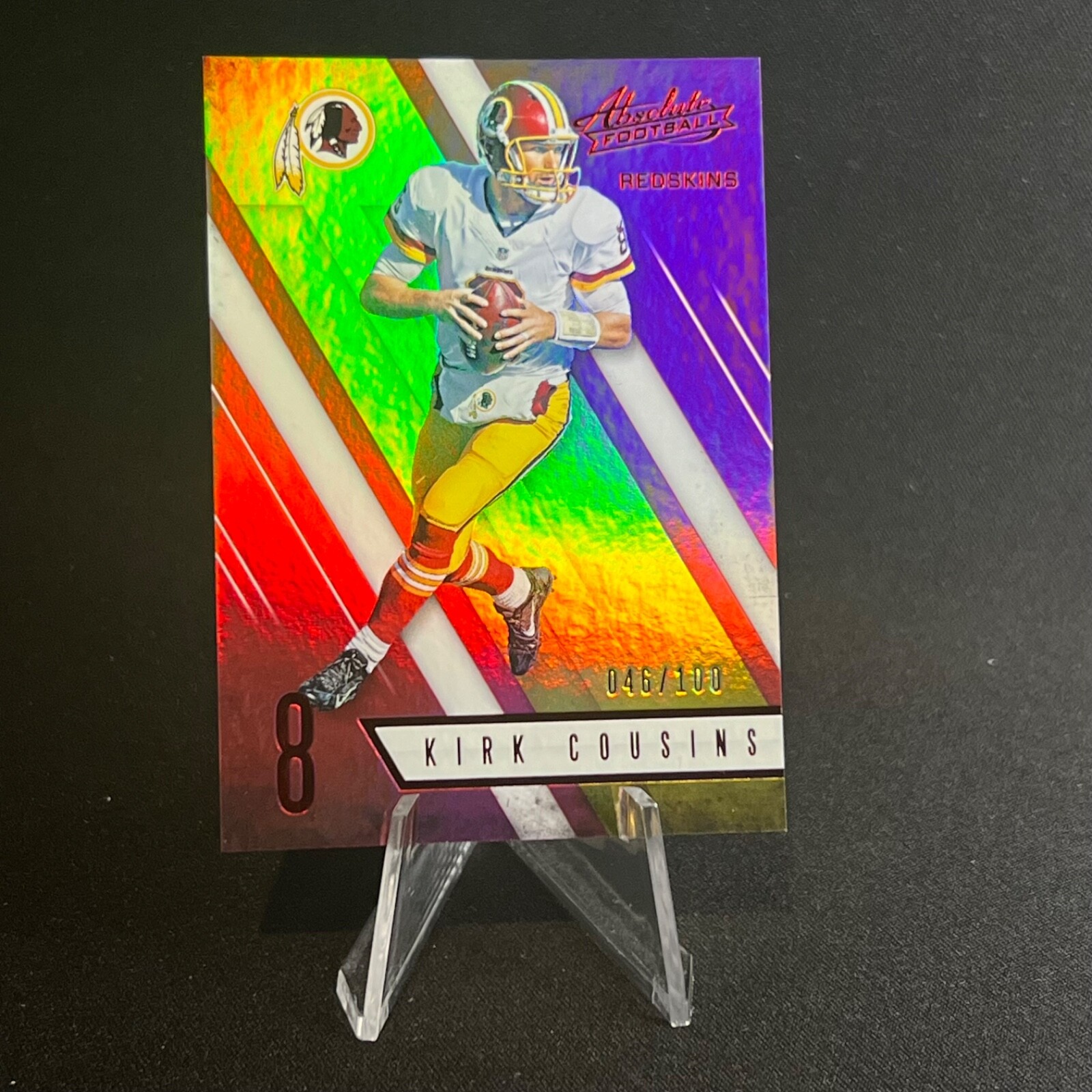 Kirk Cousins 2016 Panini Absolute #89 Spectrum Red /100 Washington ...