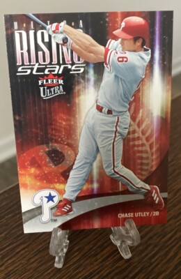 2006 Fleer Ultra Rising Stars #URS5 Chase Utley Phillies Insert Legend ...