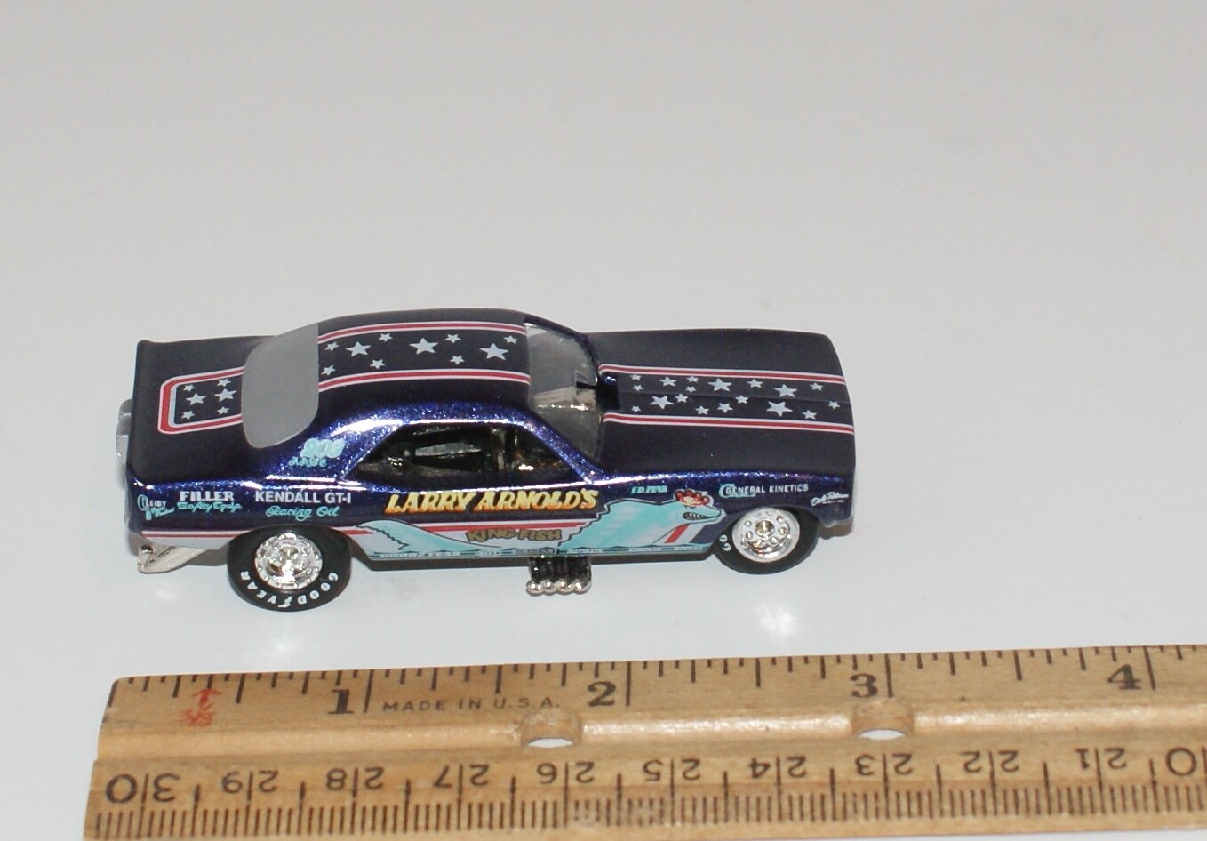 JL '73 PLYMOUTH BARRACUDA "KINGFISH" LARRY ARNOLD'S FUNNY CAR DRAGSTER ...