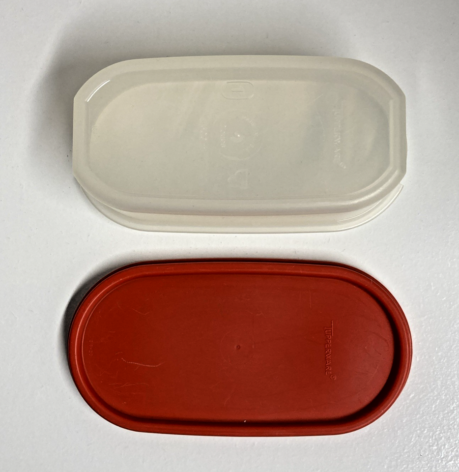 Vintage Tupperware Modular Mate 1611 Containers w/ Red, Pink, Blue ...