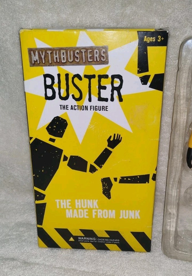 MythBusters Buster the action figure Crash Test Dummy in box 2011 | eBay