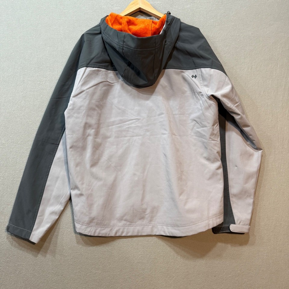 Double Diamond Softshell Fleece Lining Hooded Outdoor Coat Jacket Men ...