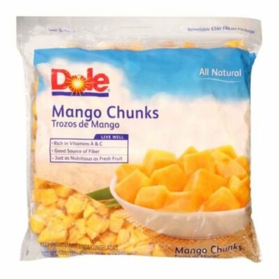 Dole Individual Diced, Prepped & Quick Frozen Chunk Mango (5 lbs, 2 Per ...