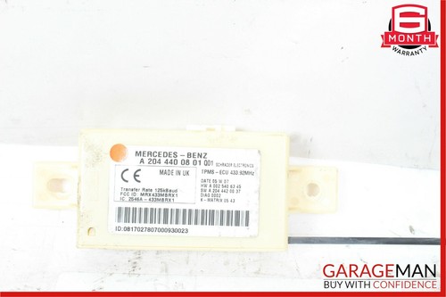 08-11 Mercedes W204 C300 C250 Tire Pressure Monitoring System TPMS ...