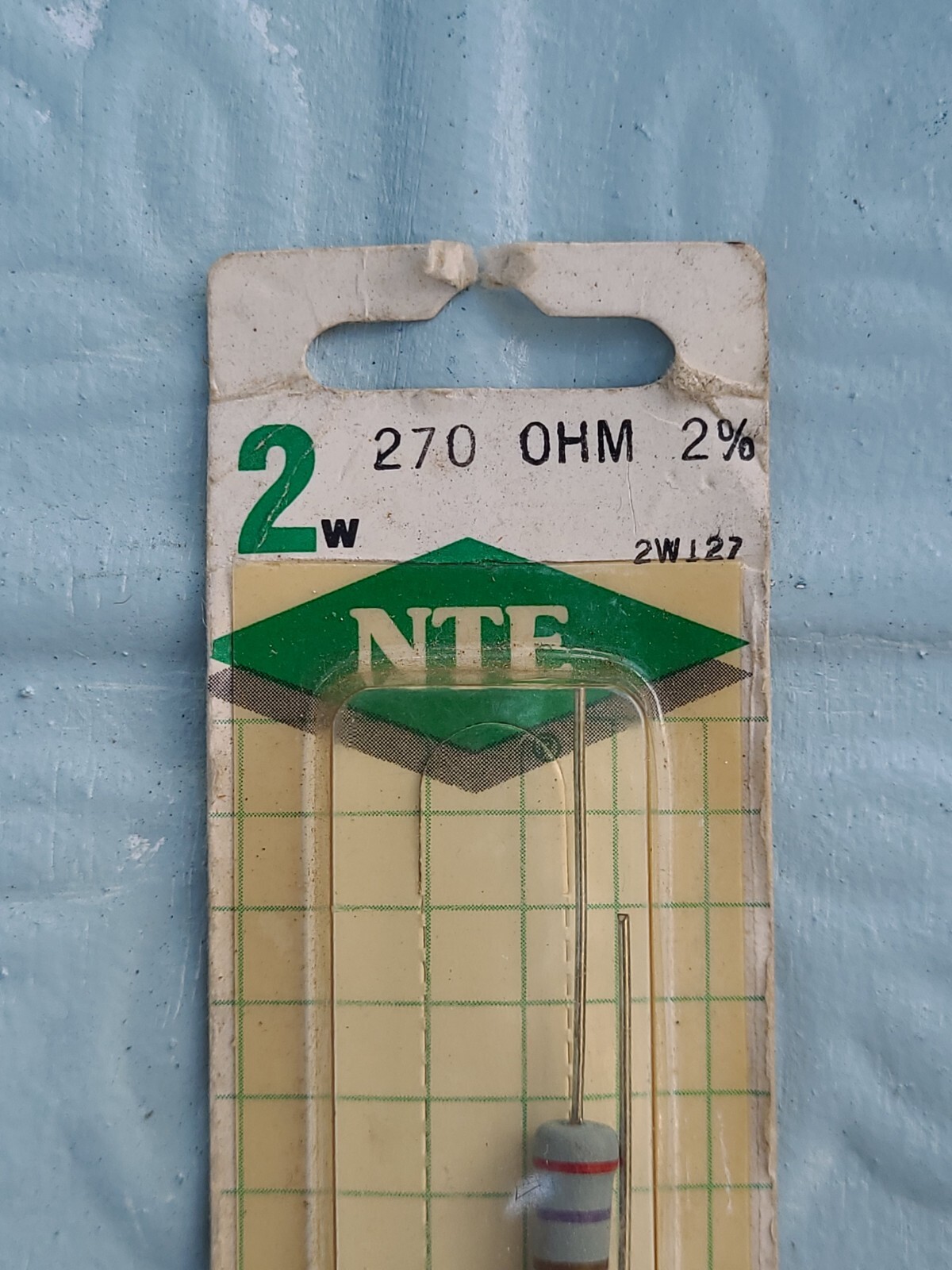 Pack Of 2 NTE 2W127 Flameproof Resistors 2w 270 Ohm 2% | eBay