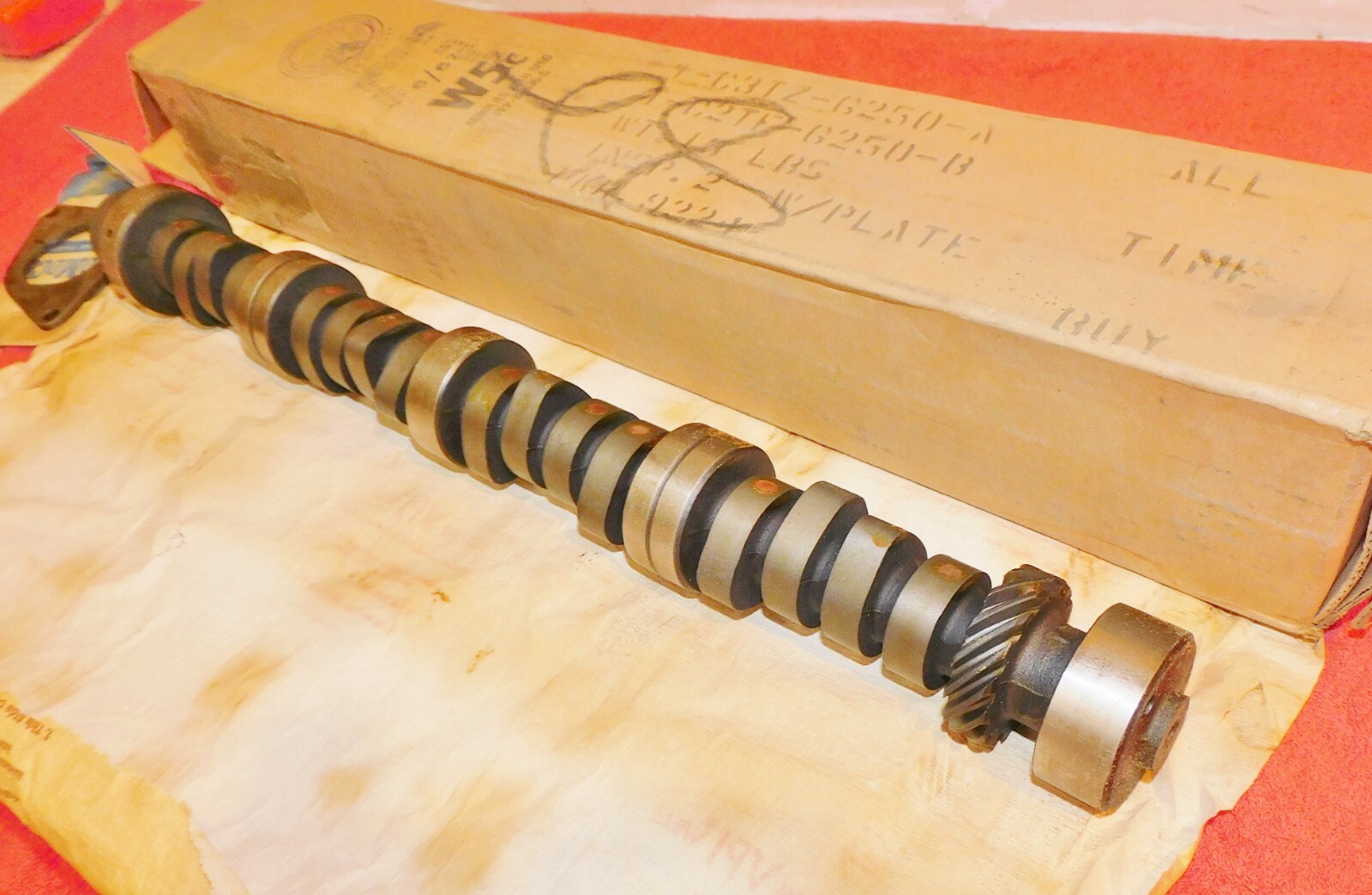 1957-1963 Ford Truck NOS 302 332 Y-BLOCK V8 ENGINE CAMSHAFT w/ THRUST ...