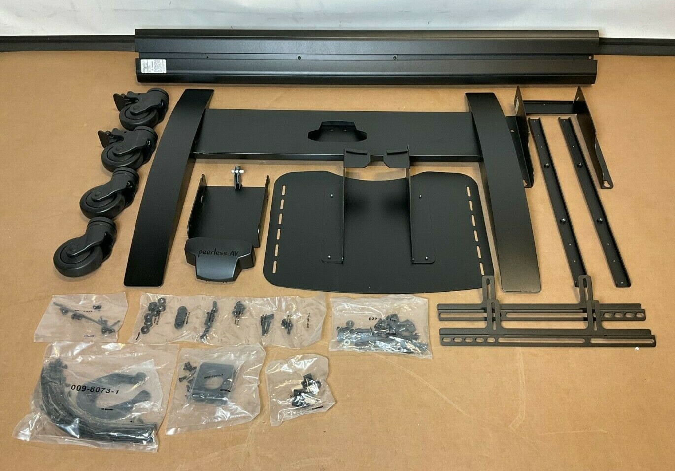 Peerless-AV SR575M SmartMount Flat Panel TV Cart for 32" to 75" TVs ...