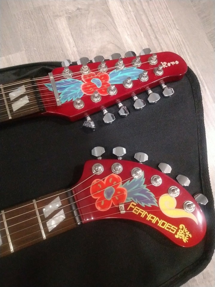 Fernandes zo-3 Double Neck TWO-HEAVEN MIJ Almost brand new ! F/S MINT ...