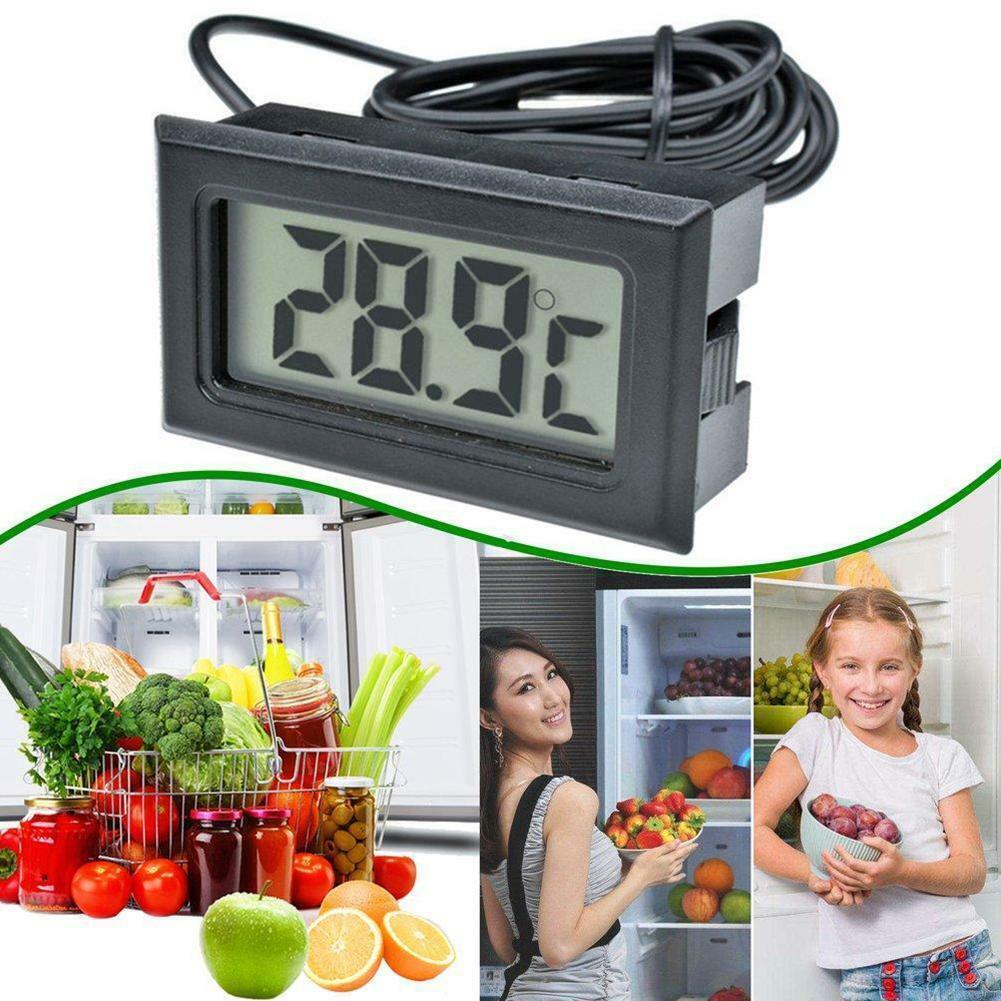 Aquarium Mini Embedded LED Digital Thermometers Temperature Heating ...