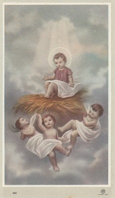 Holy Cards - Vintage Holy Card Print In Italy