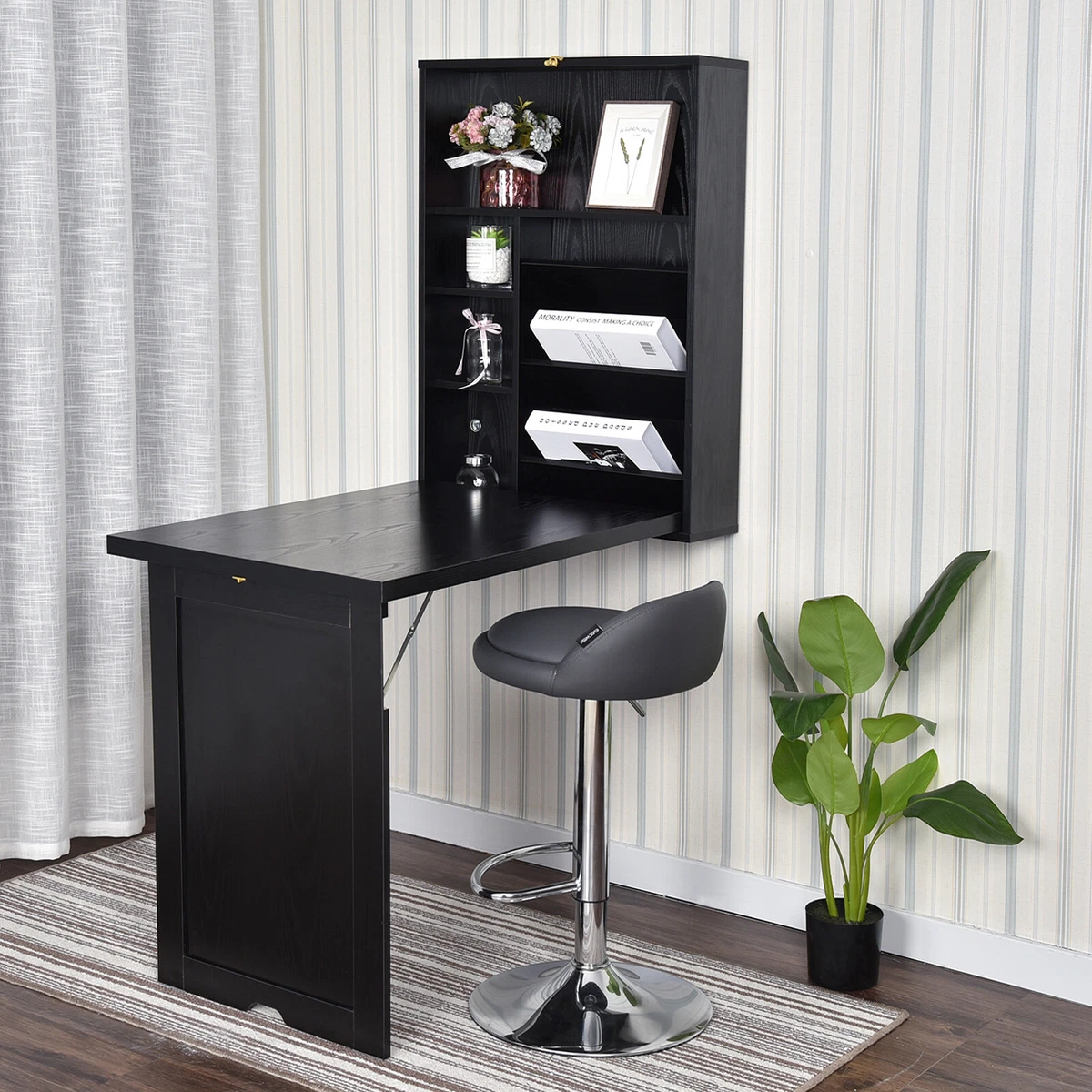 Wall Mounted Folding Computer Desk