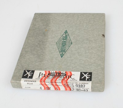 DEFENDER FILM PANCHROMATIC 12 PIECE NEGATIVE PAPER IN ORIGINAL BOX ...