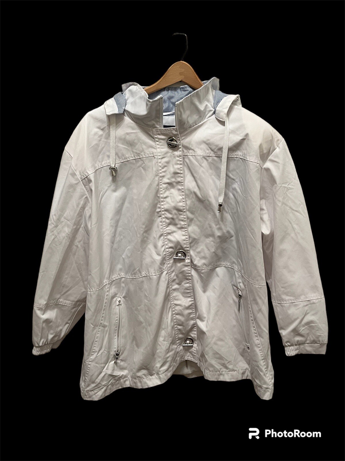 Mackintosh New England White Rain Coat Size 2x - Gem