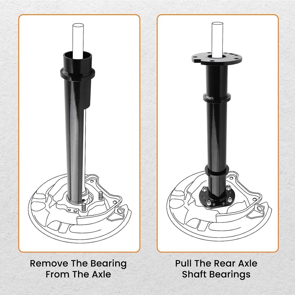 2pc Rear Axle Bearing Removal Puller Tool 09521-25011 for Toyota Truck ...