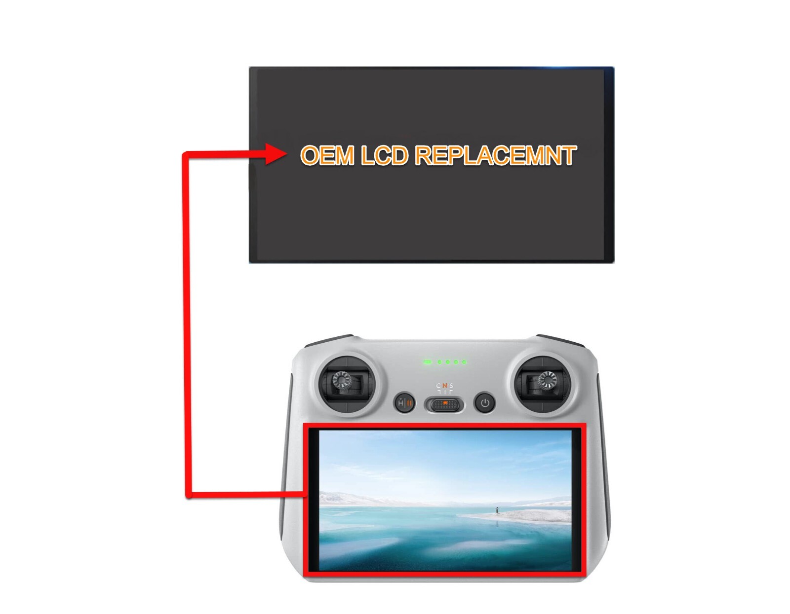 Genuine+DJI+RC+RM330+Remote+Controller+For+Mavic+3+Mini+3+Pro+Air+2S ...