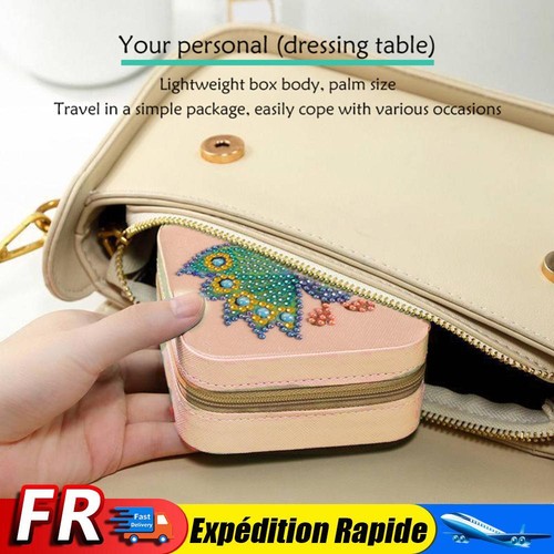 DIY 5D Rhinestone Jewelry Storage Box Special Shape Diamond Case ...