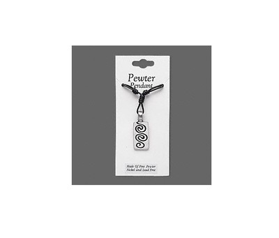 Irish Celtic Spiral Swirl Pewter Fashion Pendant Necklace | eBay