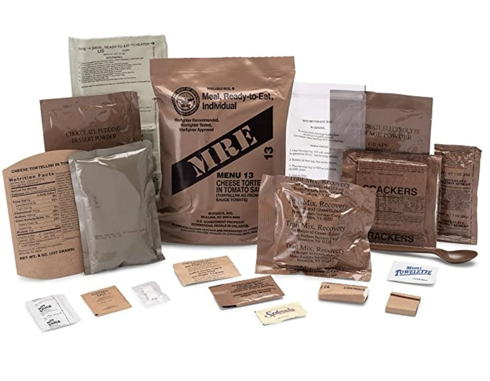 U.S. Military MRE Meals | Emergency Food Supply for Survival ...