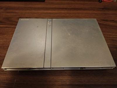 PlayStation 2 (PS2) Slim SCPH-77001 Silver CONSOLE ONLY TESTED WORKING ...