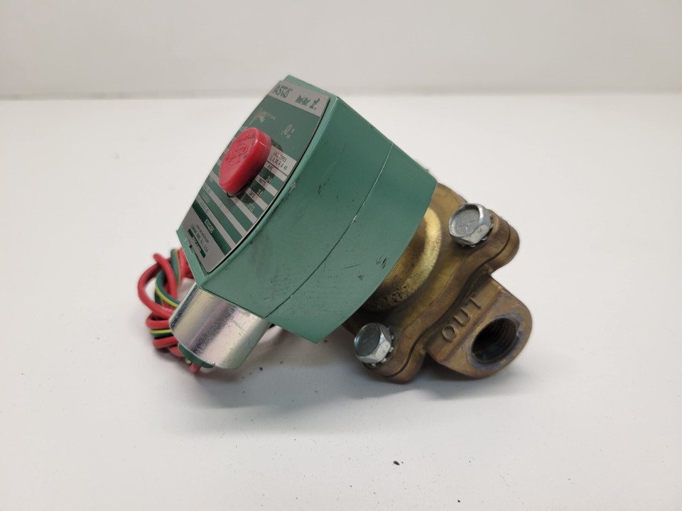 GOOD USED! ASCO 24VDC 40PSI 3/4" 11.6W SOLENOID VALVE 8210G095 | eBay