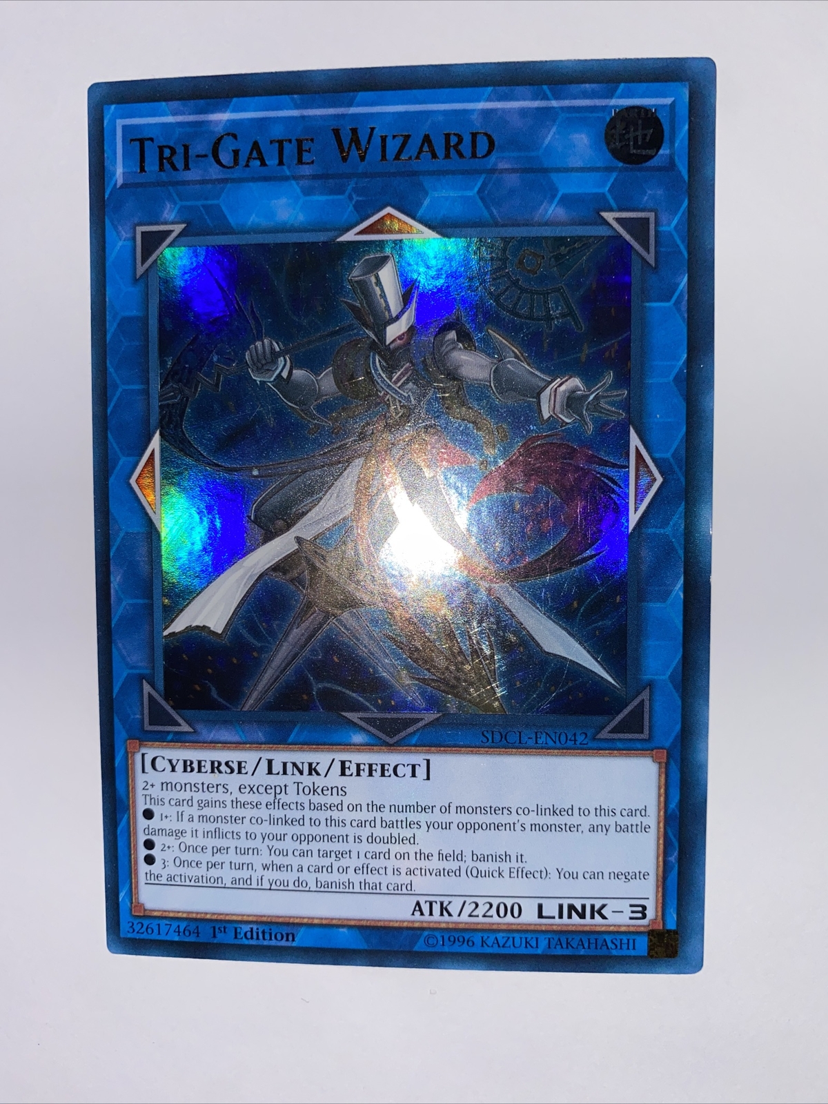 Yu-Gi-Oh! Tri-Gate Wizard SDCL-EN042 1st Edition NM Holo Rare | eBay