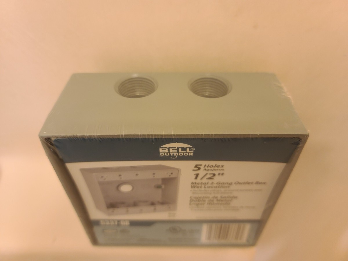 Bell Weatherproof Boxes Bell Outdoor 5197 6 Electrical Box Cover,
