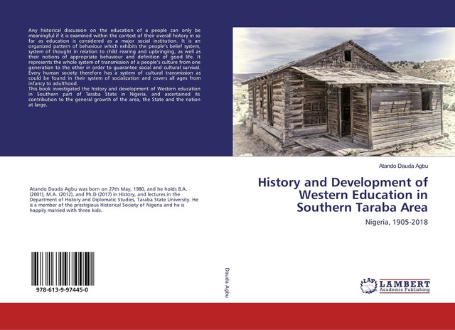 History And Development of Western Education in Southern Taraba Area ...