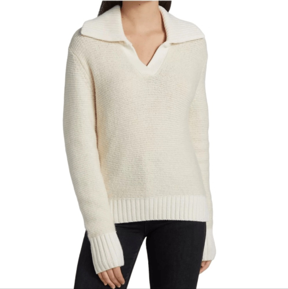 Veronica Beard Brogan Spread Collar Sweater | eBay